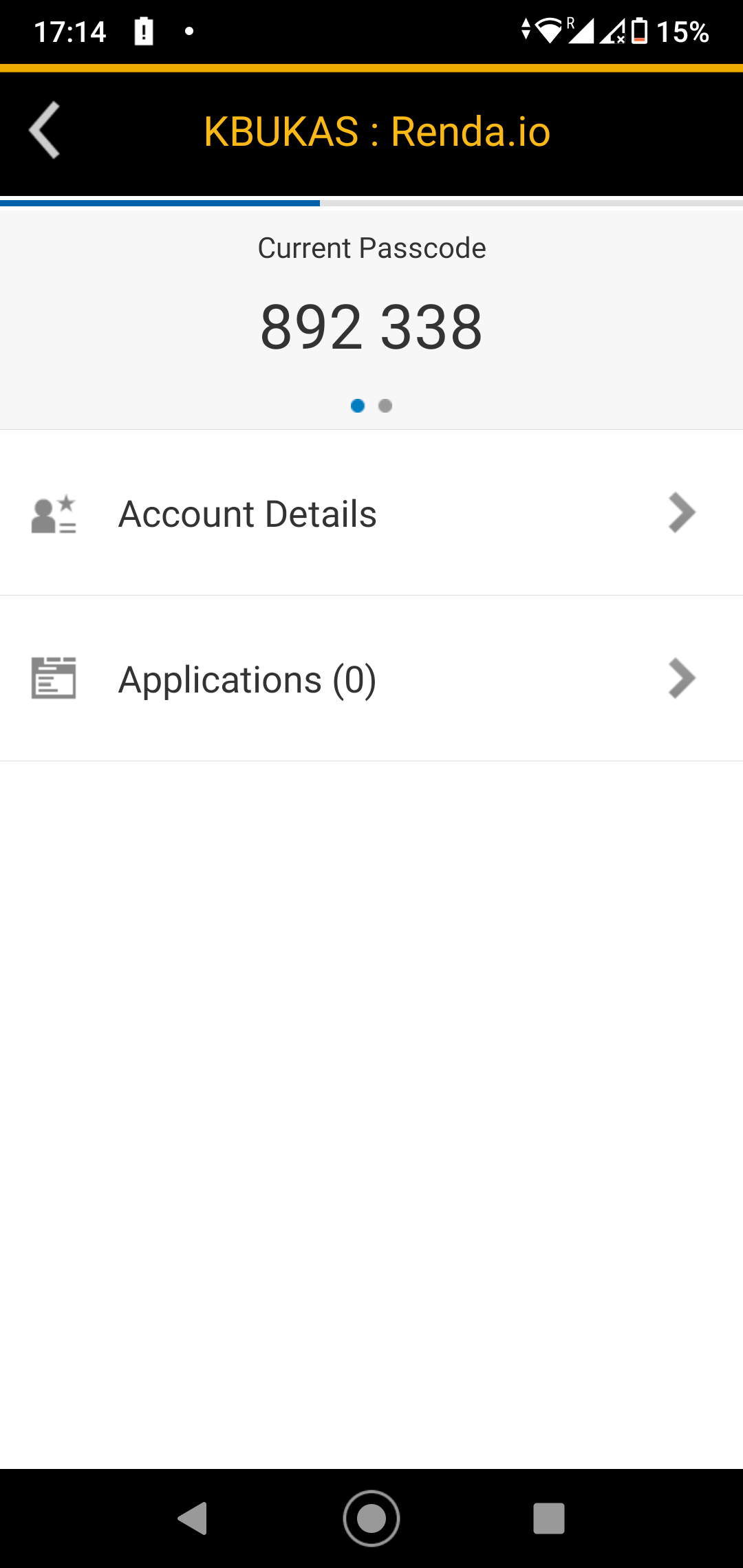 One-Time Passcodes - Renda.IO